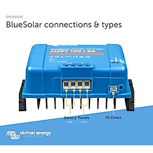 Victron Energy BlueSolar MPPT 100V 50 amp 12/24-Volt Solar Charge Controller