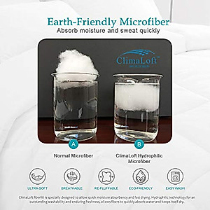 Oaken-Cat Lightweight All-Season Down Alternative Comforter Full/Queen - 100% Cotton Cover Ultra-Soft Breathable Microfiber Quilted, Cooling Thin Duvet Insert for Warm/Hot Sleepers(88x88, White)