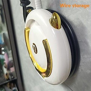 KWYUAIE Hands Free Hair Dryer Holder Wall Mounted, Blow Dryer Holder, Hair Dryer Holder Wall Mounted, Hair Dryer Wall Mount, Hair Tool Organizer, Adhesive Installation Hair Dryer Holder