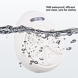 Portable Mini Washing Machine, 120W Ultrasonic Turbine Washing Machine for Women's Underwear, Close Fitting Clothing, 4 Mode Mini Laundry Machine Turbo Washer for Travel, Business Trip(US)