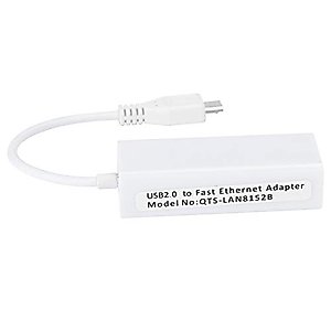 Akozon July Gift Present, Network Card Adapter Micro USB to RJ45 Ethernet Port Full Duplex Control for Raspberry Pi 1.3/W Motherboard Laptop Home Computer Office