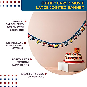 Unique Disney Cars Birthday Letter Banner