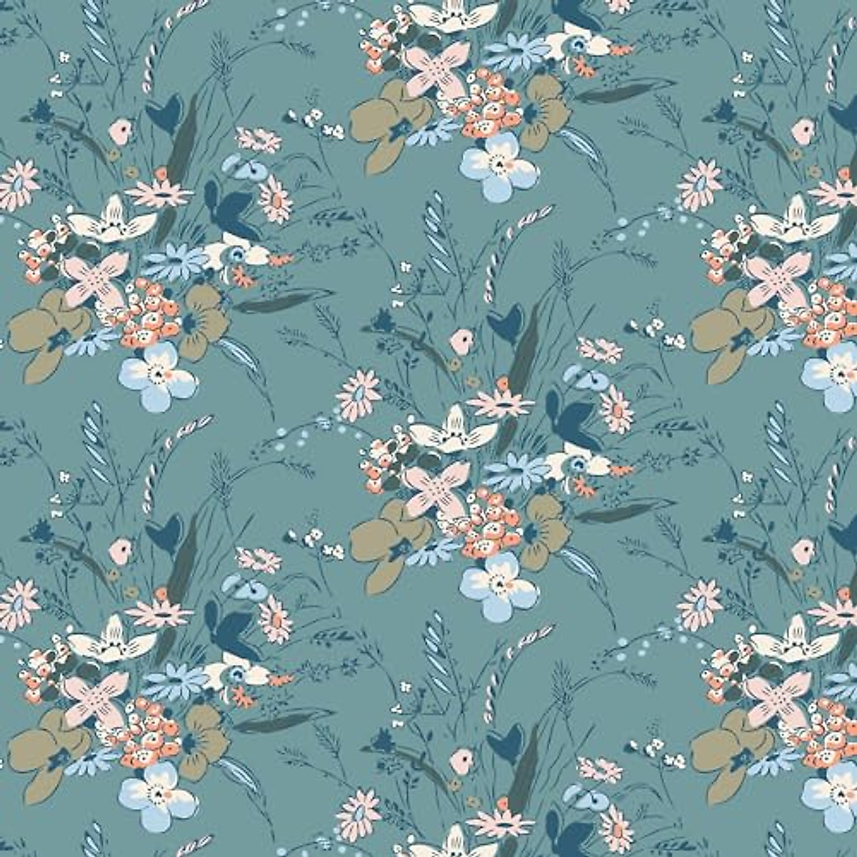 Vera Bradley Women's Cozy Knit Robe (Extended Size Range), Sunlit Garden Sage, Large-X-Large