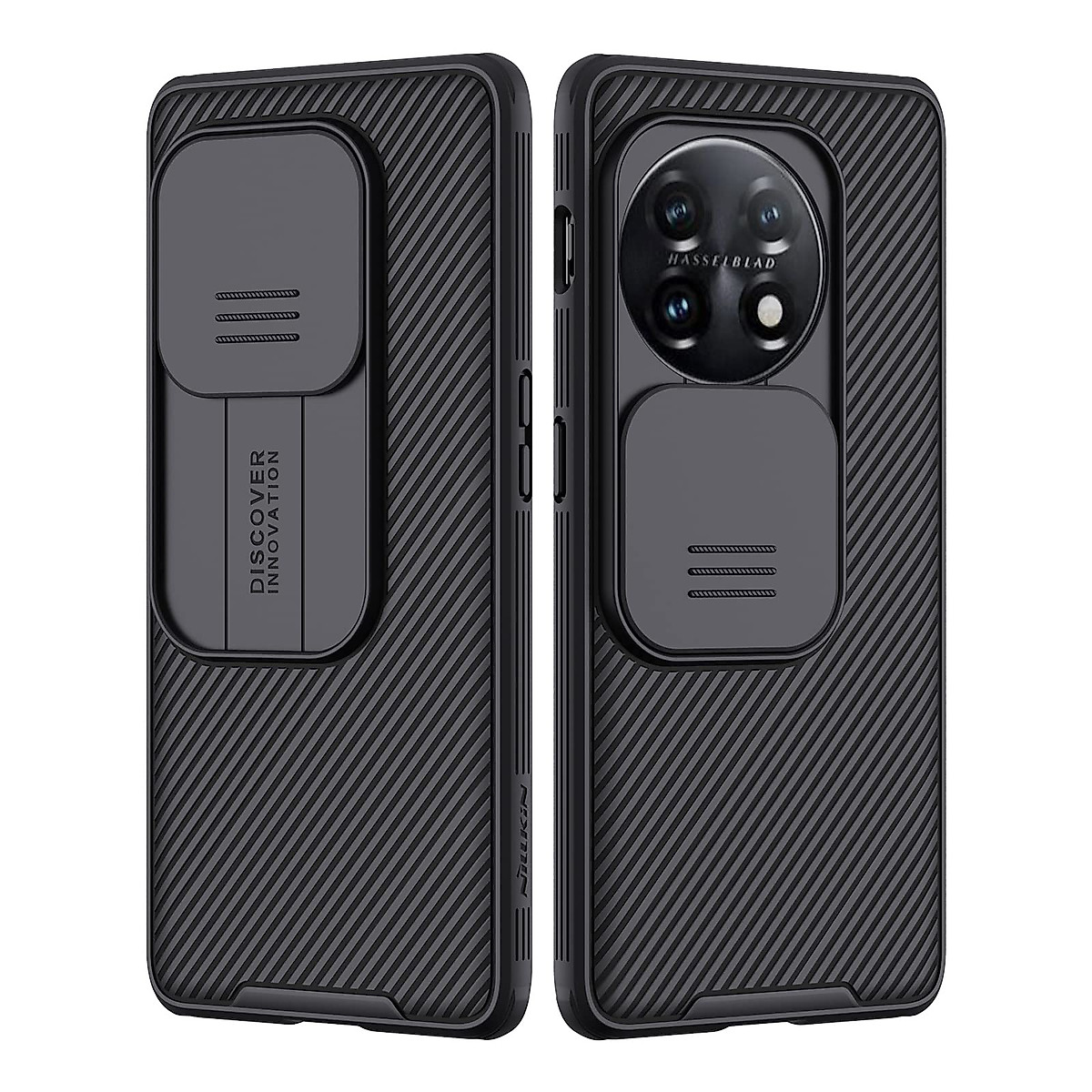Nillkin OnePlus 11 5G Case - CamShield Pro Case with Slide Camera Cover, Slim Fit Thin Shockproof Cover for OnePlus 11 2023 - Black