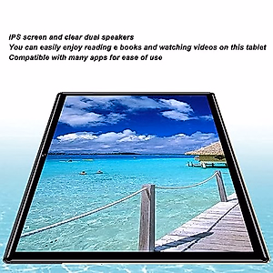 Haofy HD Tablet, 5G WiFi 8-core CPU Call Tablet Support Fast Charging 10 Inch 8GB RAM 256GB ROM 8MP Front 16MP Rear for Android 12 for Learning (US Plug)