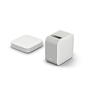 Sony LSPX-P1 Portable Ultra Short Throw Projector with WiFi/Bluetooth, Wireless HDMI Unit, Compatible with Android & iOS