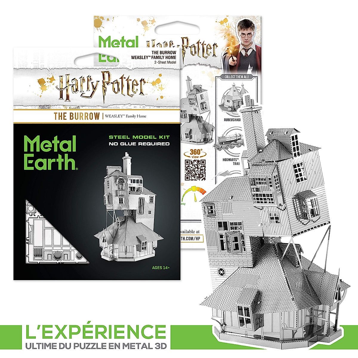 Fascinations Metal Earth Harry Potter The Burrow 3D Metal Model Kit