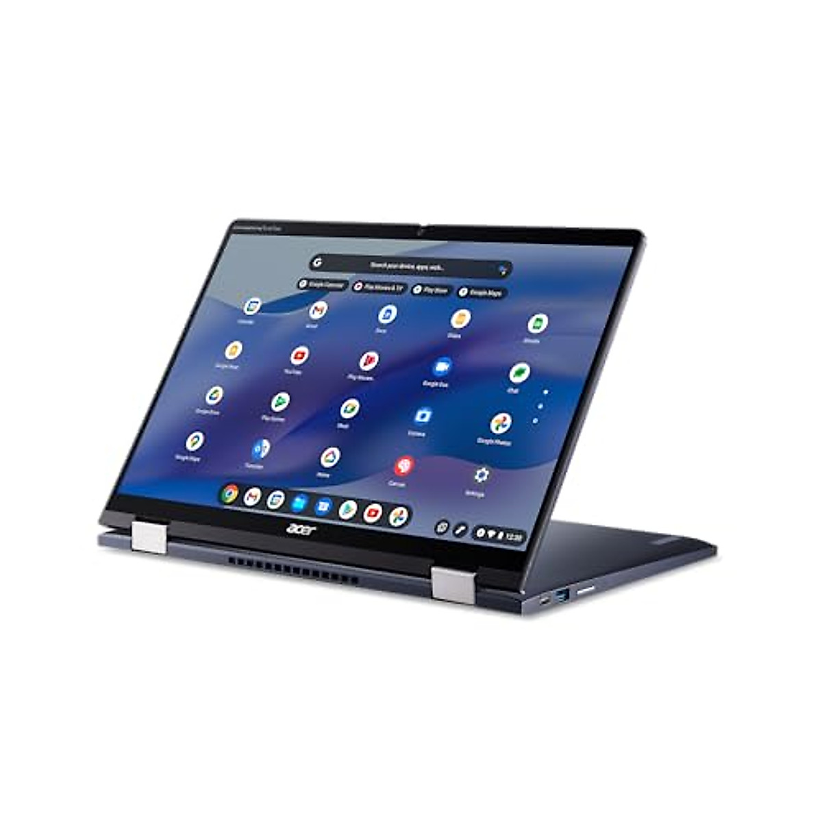 acer Chromebook Spin 714 CP714-1WN-53M9 Laptop Intel Evo Intel Core i5-1235U 14" 1920x1200 IPS Touch Display 8GB LPDDR4X 256GB SSD Wi-Fi 6E FHD MIPI Webcam Backlit Keyboard Chrome OS