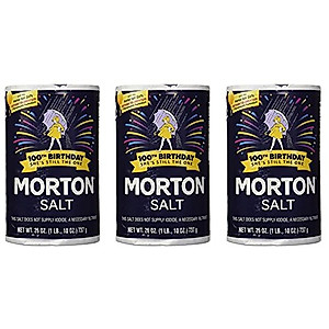 Morton Salt Regular Salt - 26 oz (Pack of 3)