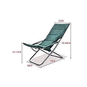 GFHLP Outdoor Leisure Thickened Break Folding Lounge Chair Removable Chair Cover Home Chair Convenient Folding Storage
