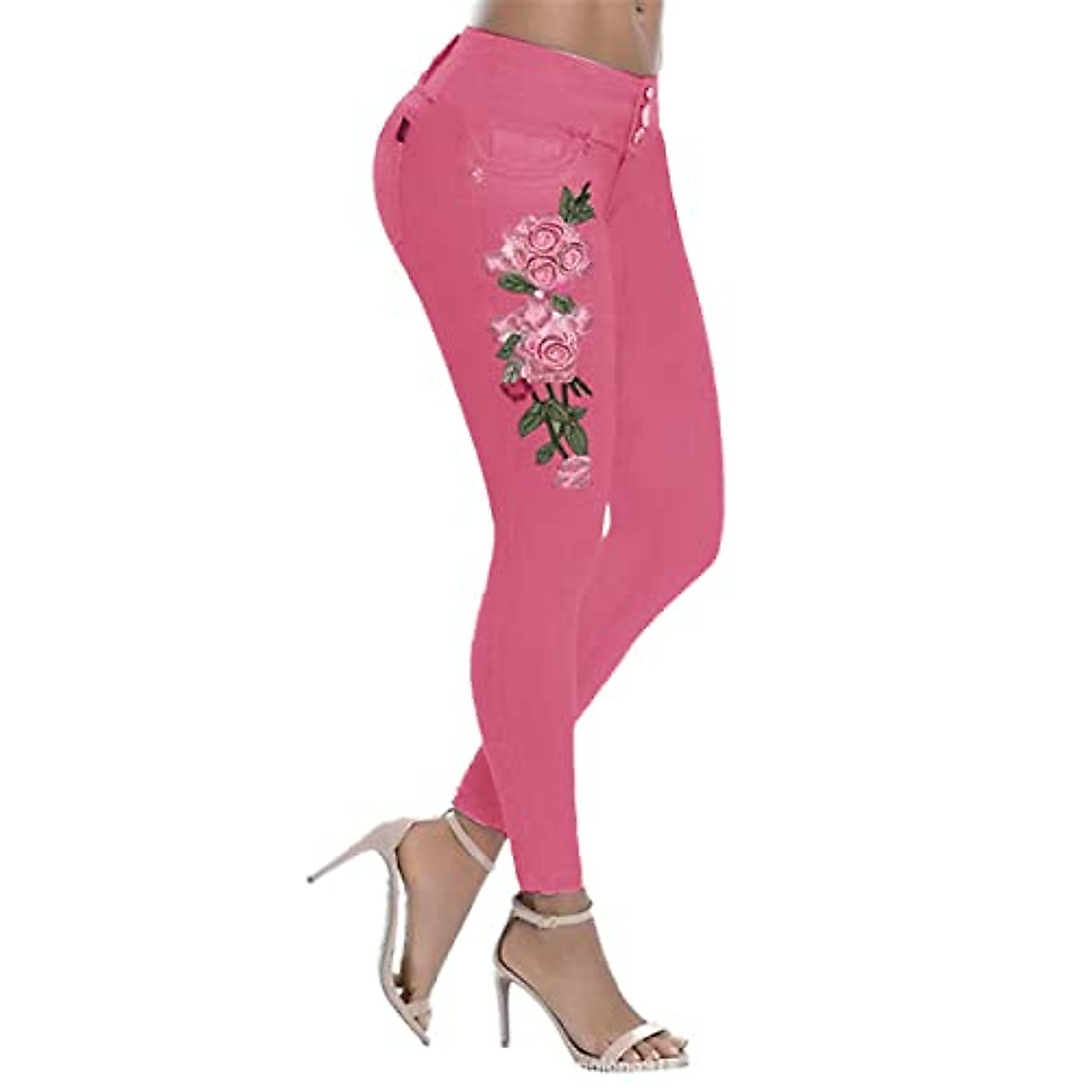 OVERMAL 4t Waterproof Pants Colorful Club Rompers Trousers Skinny for Men 0-3 Months Baby Girl Pants Hot Pink