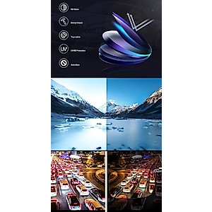 Unisex Clip-on Flip-up Polarized Sunglasses for Prescription Eyeglasses