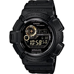 Casio Mens G-Shock Scorpion - Limited Edition Black with Gold- Accents