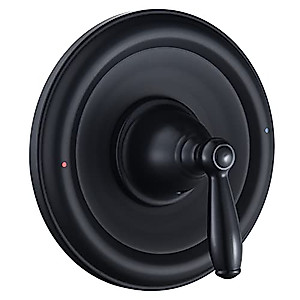 Pressure Balancing Tub and Shower Trim Kit, Compatible with Moen Posi-Temp Valve, Matte Black