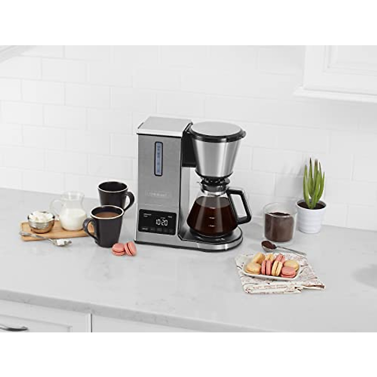 Cuisinart CPO-800P1 PurePrecision 8 Cup Pour-Over Coffee Brewer, Silver