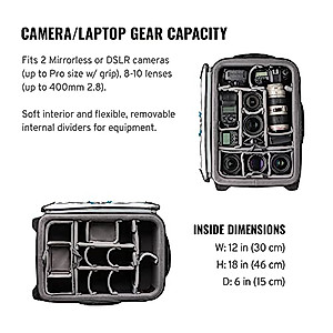 Tenba Roadie Air Case Roller 21 US Domestic Carry-On Camera Bag with Wheels (638-715)