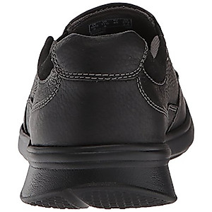 Clarks Men's Cotrell Free Shoe, black oily leather, 13 Wide US