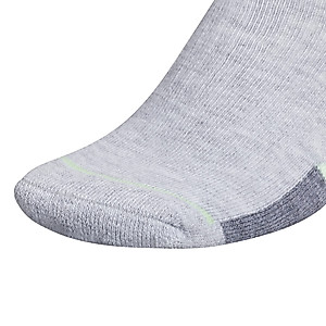 adidas Women's Cushioned No Show Socks (3-Pair), Cool Light Heather Assorted, Medium, (Shoe Size 5-10)