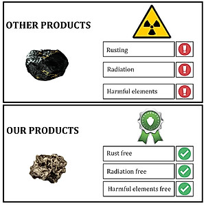 Large Massive 10-330 Grams Meteorite Specimen, Campo Del Cielo Meteorite with Gift Box, Moon Rock Sample, Astronomy Gifts for Space Fans, Great for Science Classrooms, Rocks Collection