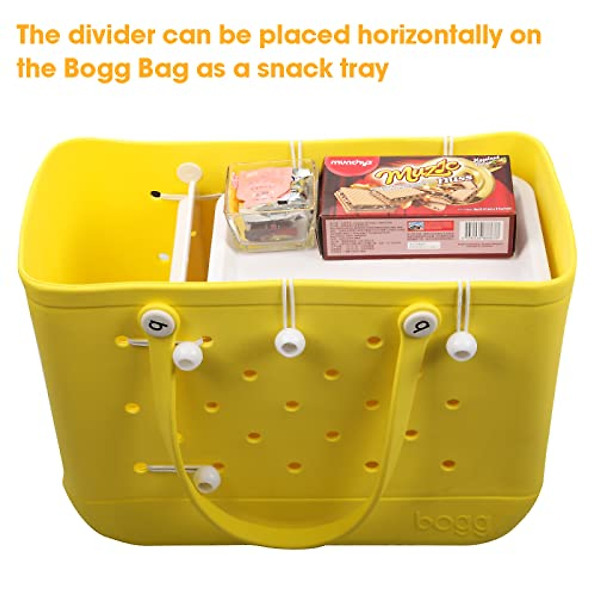 Tiga Divider for Bogg Bag,Accessories Compatible with Bogg Bag Original Large., Helps with Bogg Bag Space Planning, A Must for Bogg Bag Lovers (2 Pack)