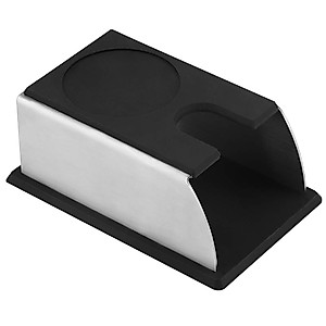 Coffee Tamper Stand,Stainless Steel AntiRust Barista Tool Tamping Holder Shelf,Coffee Powder Seat Cushion Stand Rack,Coffee Tampers Tool Accessory for Home,Coffee,Shop,Restaurant