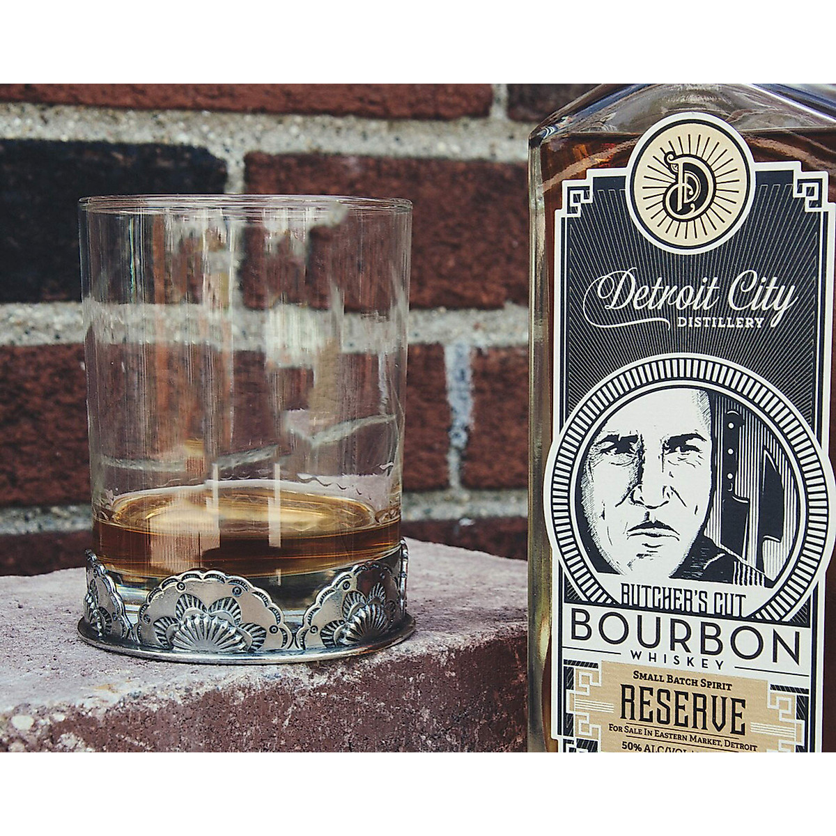 Vagabond House Western Double Old Fashion/Bar/Whiskey/Juice Glass - Sold as Single 4.5 inch Tall 8 oz