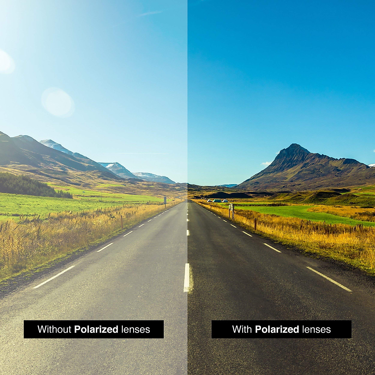 READOPTICS Clip on Sunglasses for Prescription or Non Prescription Specs, Polarized UV Protection, Flip Up Lightweight Lenses Attach Easily. 2 Pack Read Optics