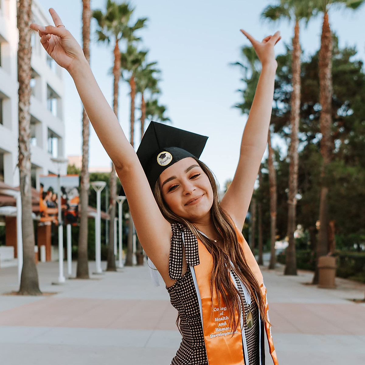 240 Pcs Graduation Stickers,2023 Graduation Cap Stickers,Self-Adhesive Grad Labels Stickers for College Graduation Hat Party Envelopes Decor Scrapbooking Supplies (240 Pcs)