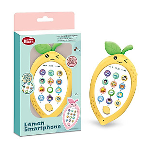 Little Bado Musical Cell Phone Toy for Baby Toddler Kids Over Two Years Old Early Learning Educational Mobile Phone Toys Gifts