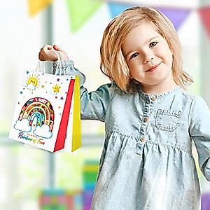Mocoosy 18 Pack Rainbow Party Favor for Kids, Party Favor Supplies, Rainbow Candy Treat Birthday Gift Colorful Party Decorations for Baby Shower Birthday Party Favor