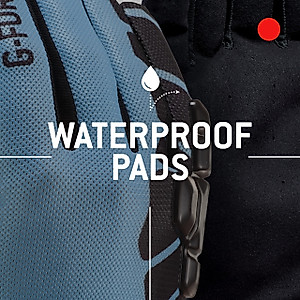 G-Form Sorata Mountain Bike Gloves - Motorcycle & Cycling Gloves for Men & Women - Electric Blue/Black, Adult XS