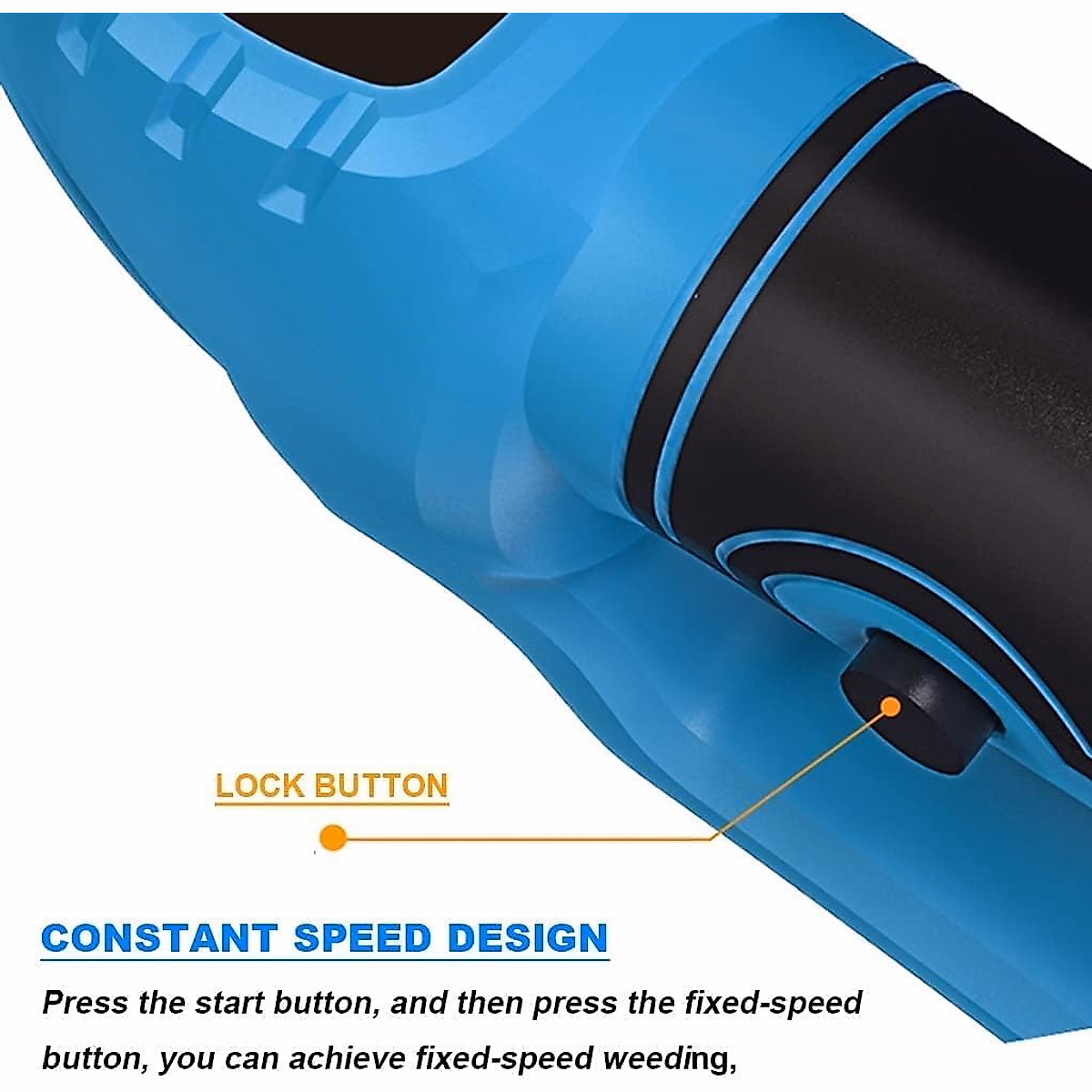 Handheld Cordless String Trimmer/Edger Lawn Mower Household Small Portable Rechargeable Weeder Multifunctional Electric Lawn Mower