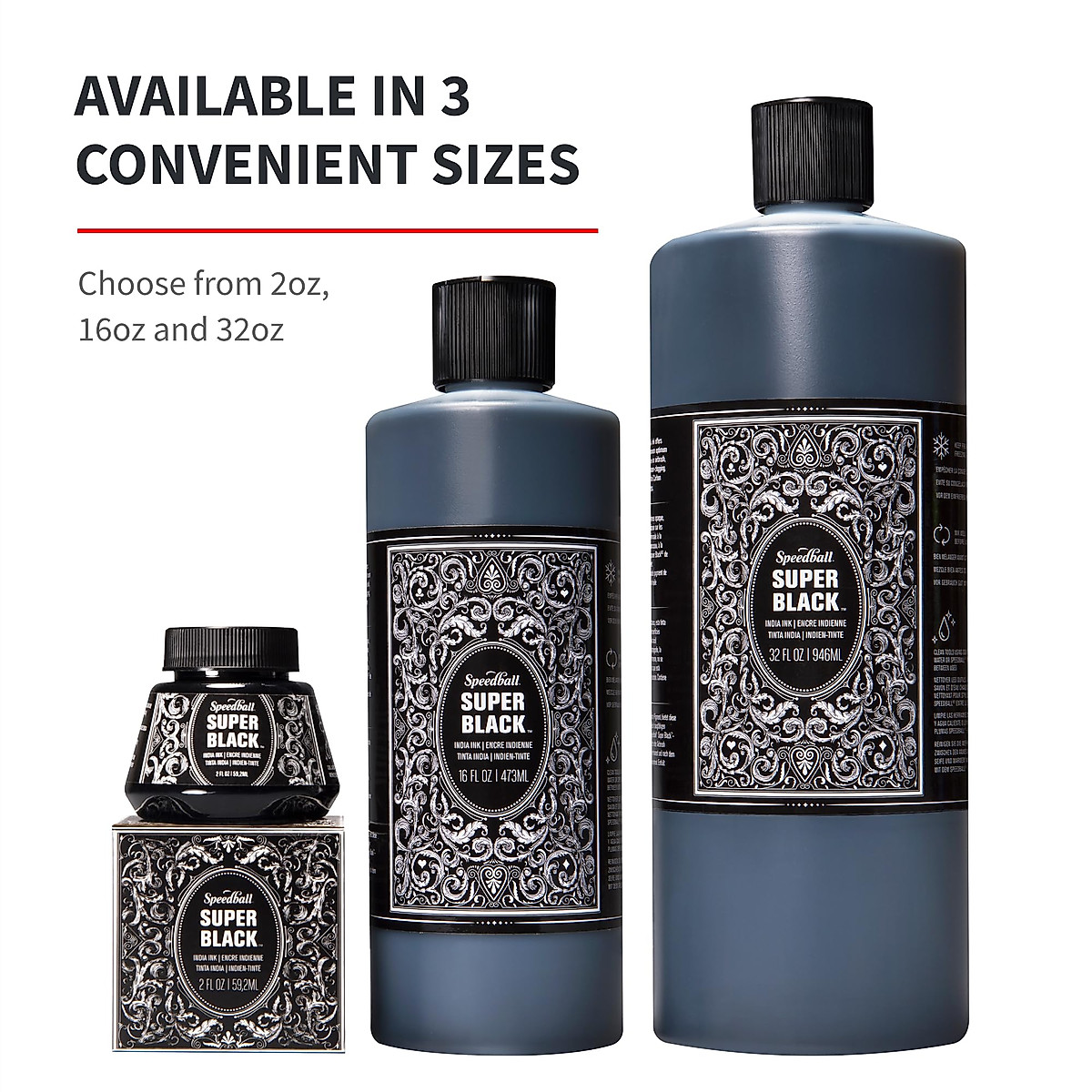 Speedball Super Black India Ink, 2-Ounce