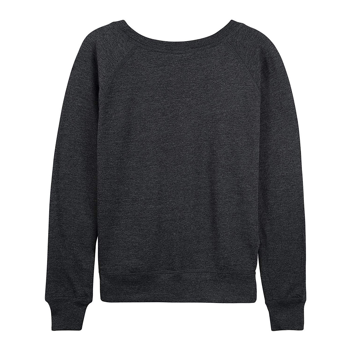 Instant Message - Fur Mama-Ladies Lightweight French Terry Pullover - Size Medium Heather Charcoal