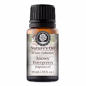 Snowy Evergreen Fragrance Oil 10ml for Diffuser, Making Soap, Candles, Lotion, Home Scents, Linen Spray and Lotion