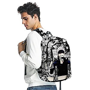 HANDAFA Unisex Multipurpose Bag Aniem Jujutsu Cosplay Backpack Casual Daypack(Hua Gojo)