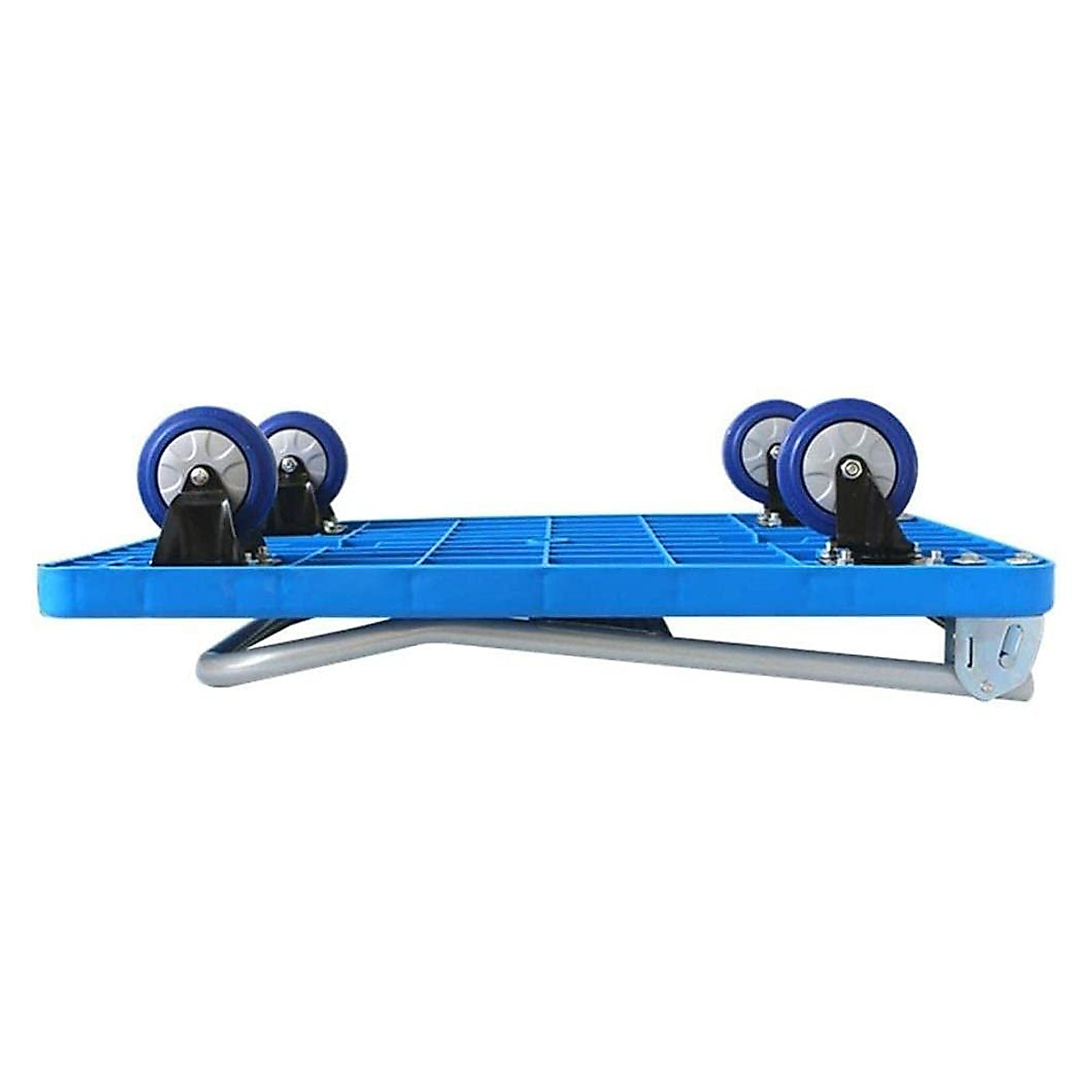 Folding Cart with Wheels, Push Cart Hand Trucks Utility Carts Service Carts Platform Trucks, Foldable Heavy Duty Trolley (Color : 100X60CM)