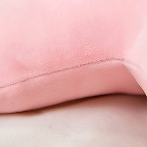 Seat Pillow Cushion Pad of Sakura of Lower Shaped - 16Inch Wide Non-Slip Chair Cushion Plush Chair for Sofa Living Room Bedroom Pink 1