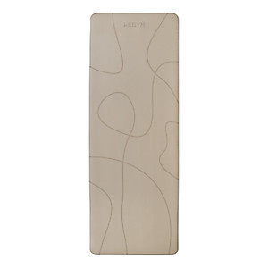 WeGym 4mm Yoga Mat - Premium Polyurethane; Desert Tan - Anti-Slip, Cushioned Exercise Mat Crafted for Yoga, Pilates, and Home Workouts - 100% Natural Rubber Base for Stability & Joint Support