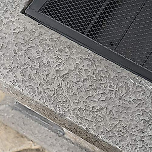 Christopher Knight Home Crestline Outdoor Fire Pit, Natural Stone