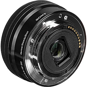 Sony SELP1650 16-50mm OSS Lens: Sony E PZ 16-50mm f/3.5-5.6 OSS Lens (Black) + Pro Starter Bundle Kit Combo - International Version (1 Year Warranty)