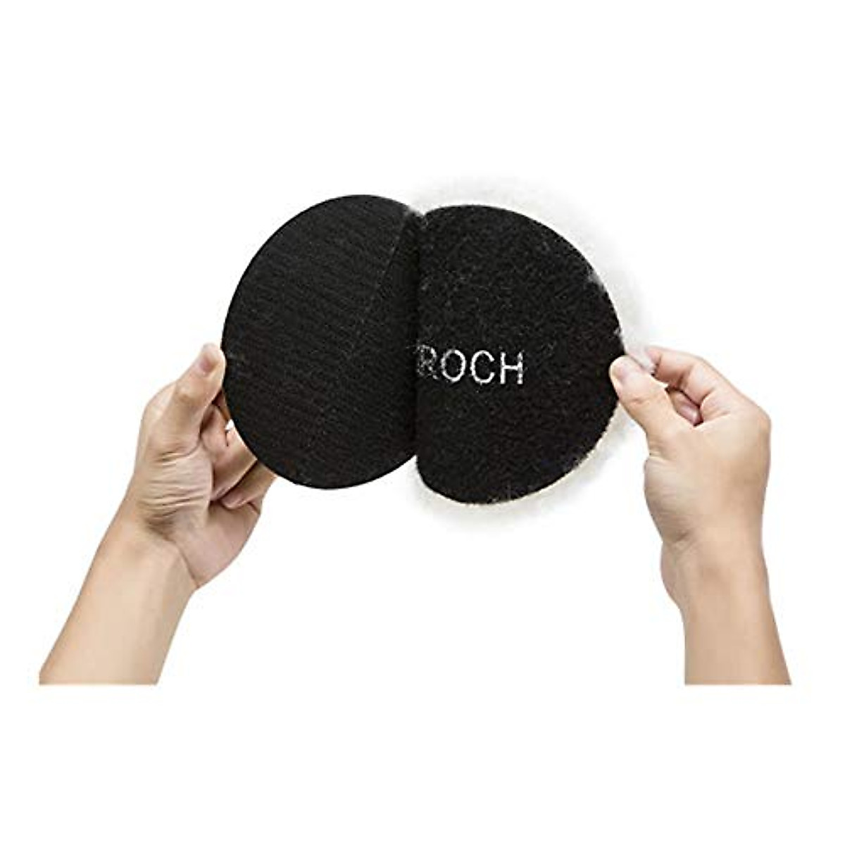 IROCH Wheel Polishing Pad and Polishing Buffer Woolen Polishing Waxing Pads Kits with M14 Drill Adapter with Polished and Polished Items Such as Artificial Stone Furniture Cars (6 Inch)