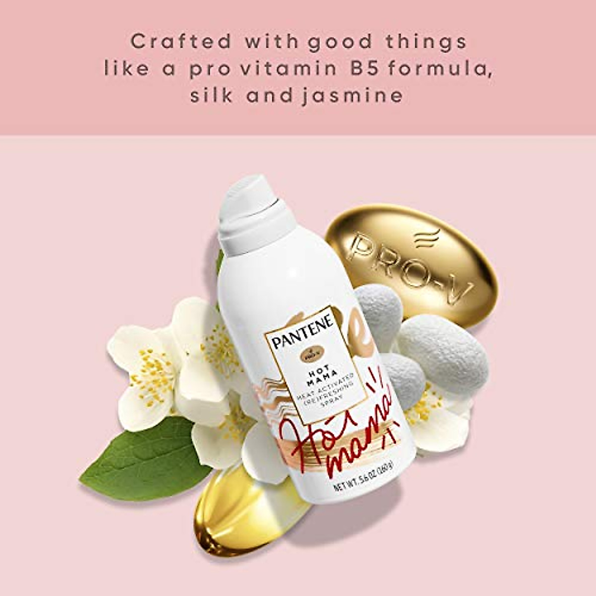 Pantene Pro-V Hot Mama Heat Activated Hair (Re)Freshing Spray, 5 oz, 3.935 Fl oz