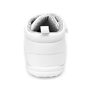 Carter's baby boys Charlie-p First Walker Shoe, White, 2.5 Infant US