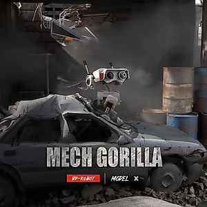 Sayotoo Space War Bd-1 Building Block Set,Collectible Toy; Puzzle Robot Kit for Kids(414 PCS), White