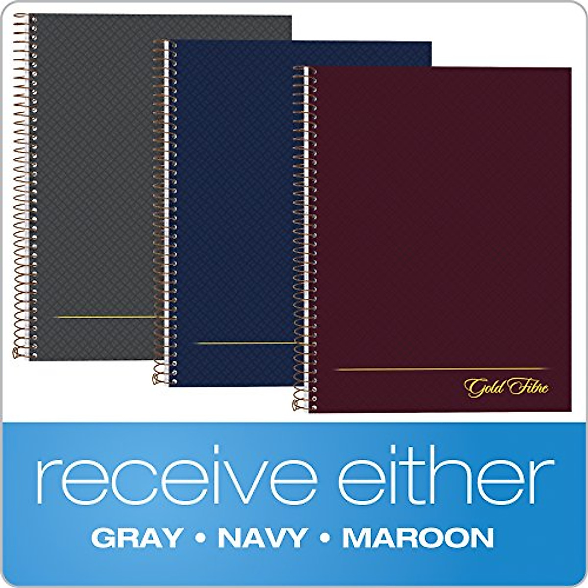 Ampad Gold Fibre Designer, Project Planner,Size 9-1/2 x 7-1/4, Asst Covers, 84 Sheets per Notebook (20-817),White