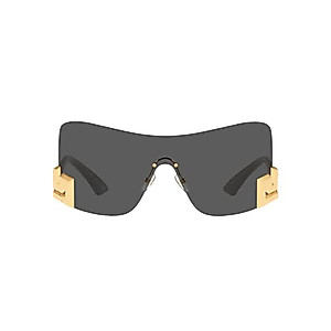 Versace Woman Sunglasses Grey Frame, Dark Grey Lenses, 0MM