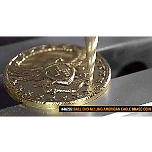 Amana Tool - 46292-U CNC 2D & 3D Carving Flat Bottom x 0.10 Deg Angle x 1/8 Dia x 1-3/32