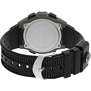 Timex Men's Expedition 41mm Watch - Black Strap Digital Dial Green Case