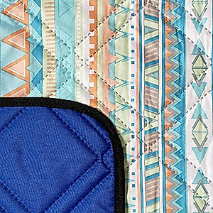 KuoSEN Outdoor Picnic Blanket Waterproof Sandproof 79''x59'' for Person 2-4, Beach Blanket Waterproof, Machine Washable Picnic Blanket Portable, Picnic Blanket Extra Large with Spikes (Bohemia)
